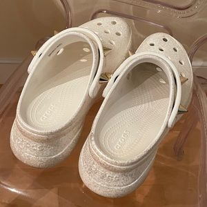 CROCS | Shoes | Crocs Glitter Spiked Bae Clog | Poshmark